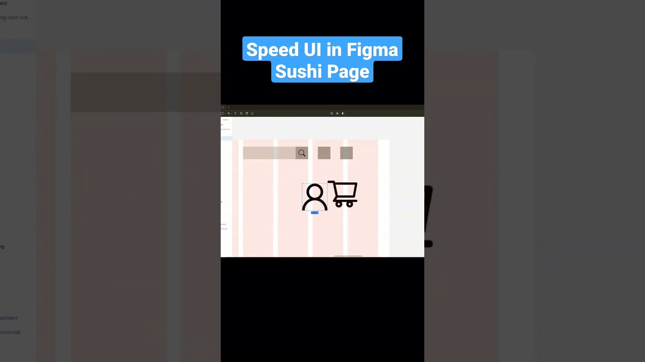 Speed UI in Figma - Sushi Page