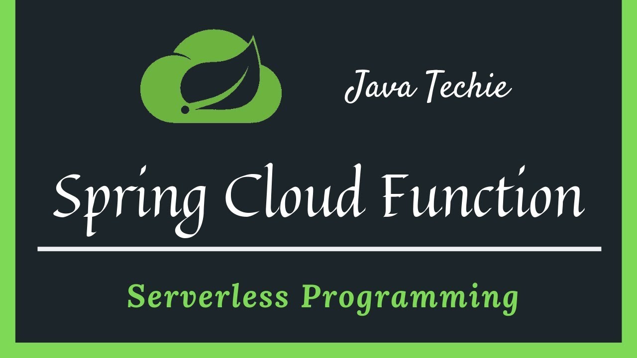 Spring Cloud Function | @functional | Example | Java Techie