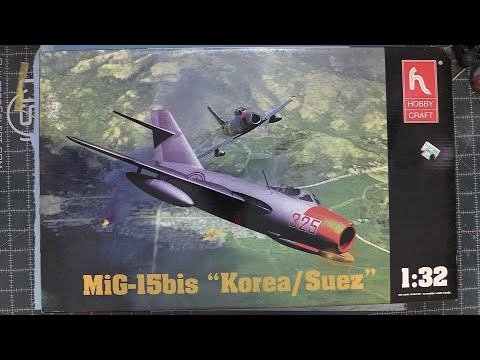 In-Box review of the Hobby Craft 1-32 MIG-15Bis