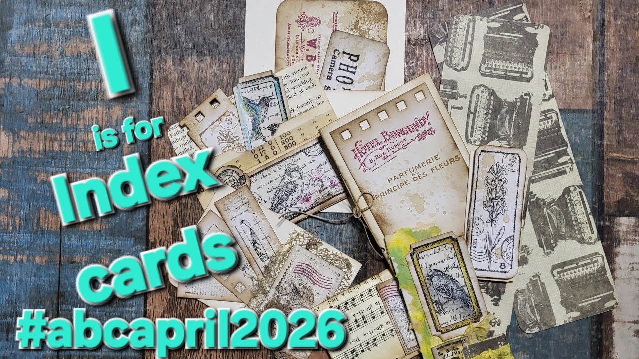 #abcapril2026 I is for Index Cards Quick & Easy makes @SevenplazaCreative @CraftybyToni 