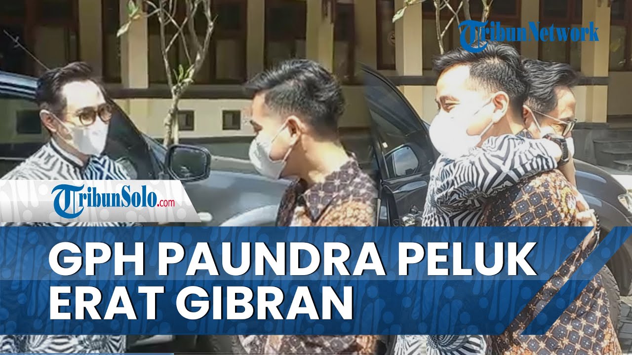 Detik-detik Momen GPH Paundra Peluk Erat Gibran saat Bertemu di Balai ...
