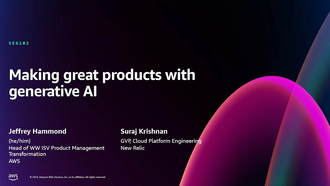 Harnessing Generative AI for Product Innovation: Insights from AWS re:Invent 2024 | Galaxy.ai