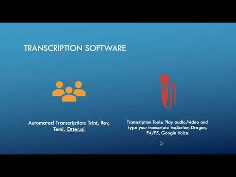 Transcription software – QualPage