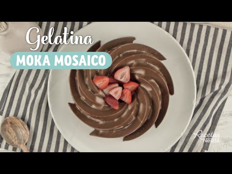 Gelatina moka mosaico