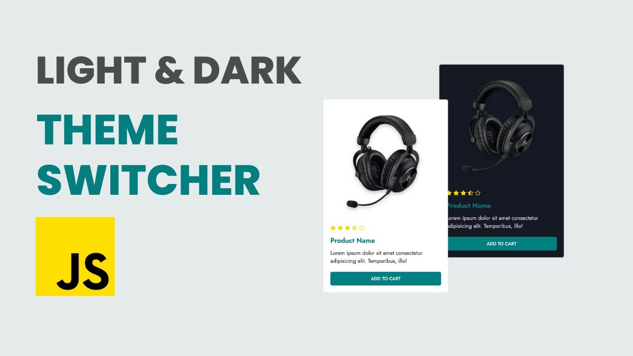 Build a Light/Dark Mode Theme Switcher in Javascript