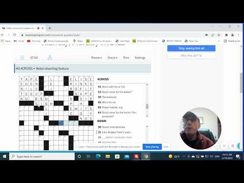Washington Post / LA Times Crossword: Thursday, Feb. 10, 2022
