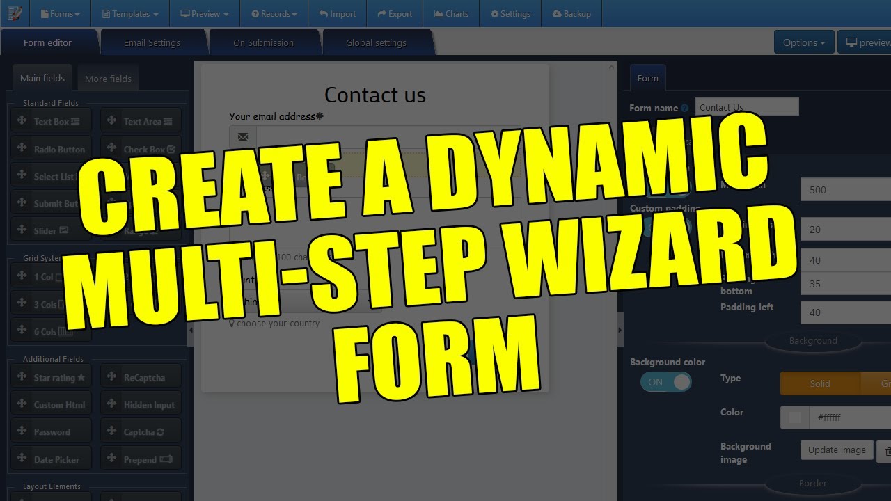 Create a Dynamic Multi-Step Wizard Form: Step-by-Step Tutorial