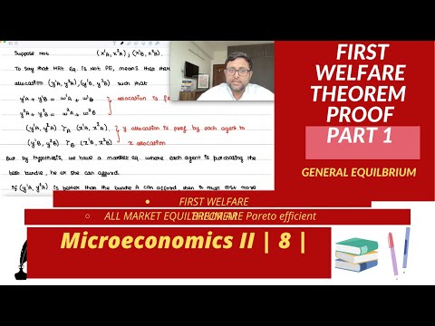 [Microeconomics II] First Welfare Theorem - Proof - All Market ...