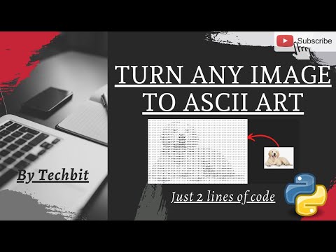 Convert any Image to ASCII Art with 2 Lines of Python Code