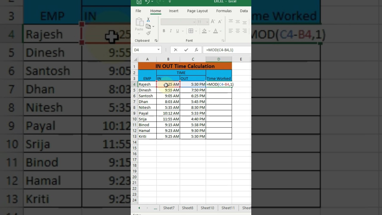 HR System In Excel