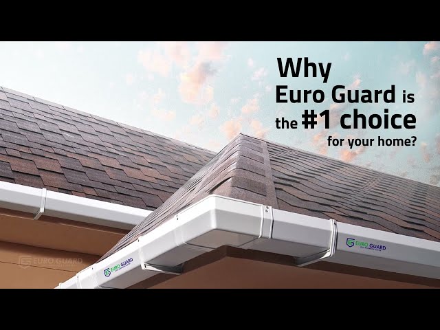 UPVC Rain Gutter System - 160 mm Euro Guard Hysquare UPVC Rainwater ...