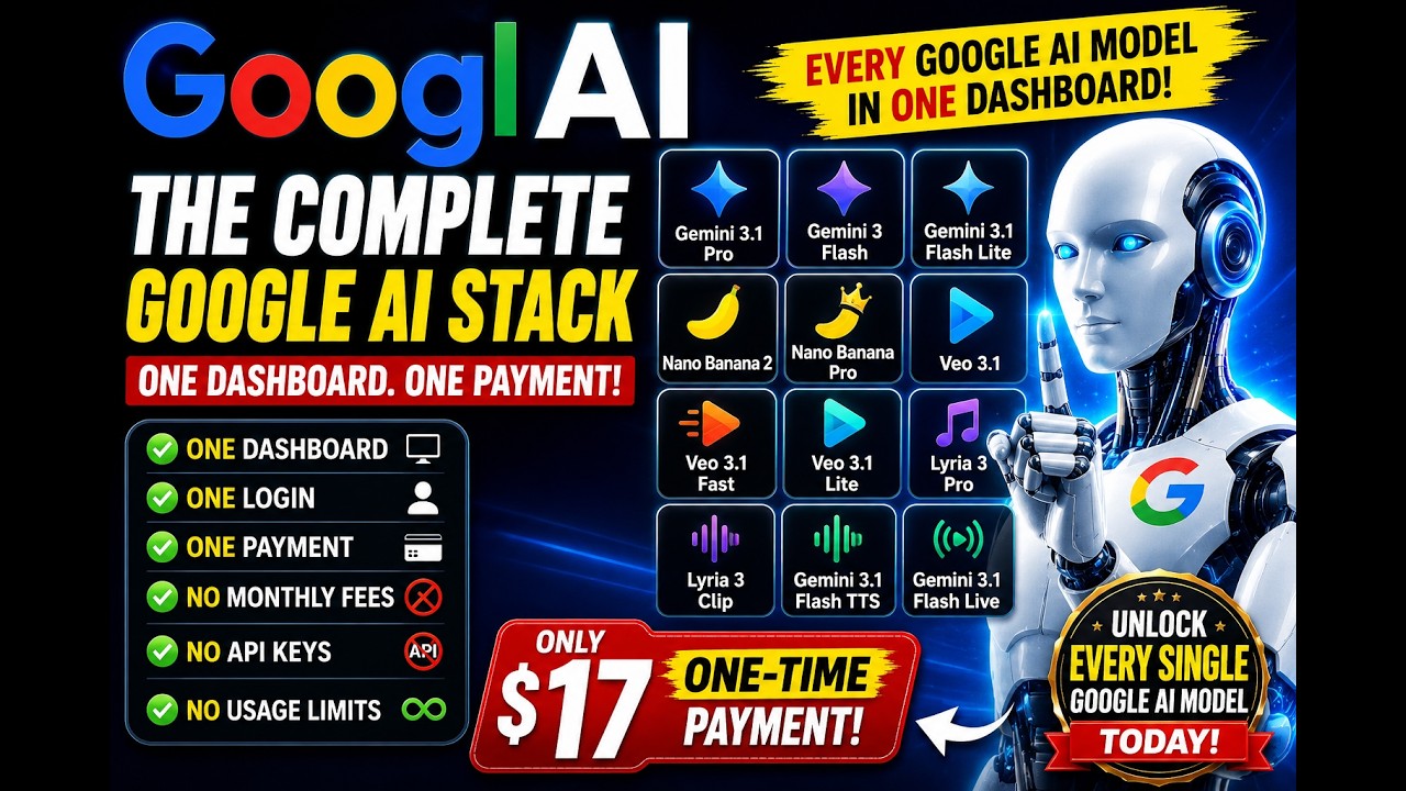 GooglAI: Unlock EVERY Google AI Model for a One-Time Fee!