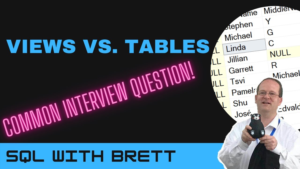 SQL Tables and Views: What's the Difference?