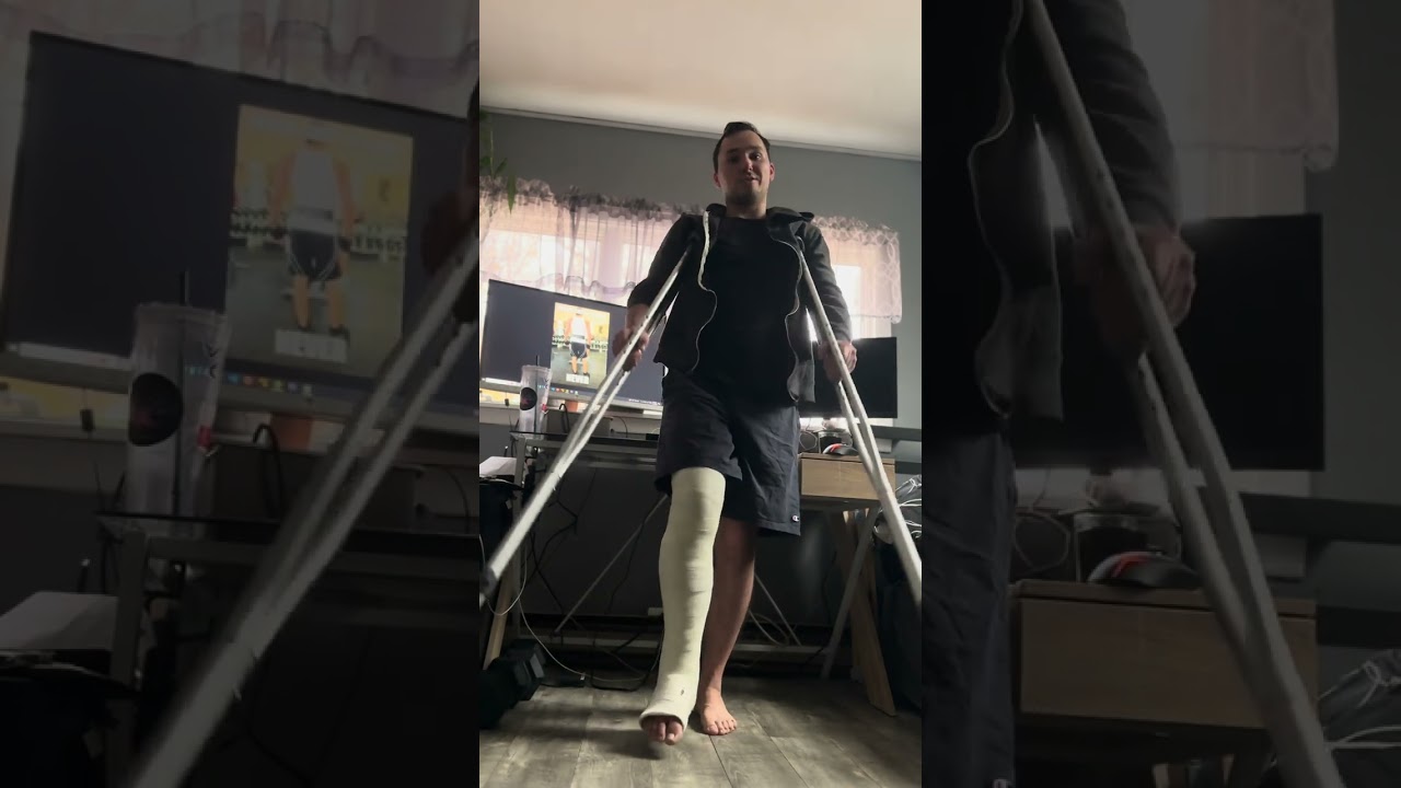 What you feel in a leg cast