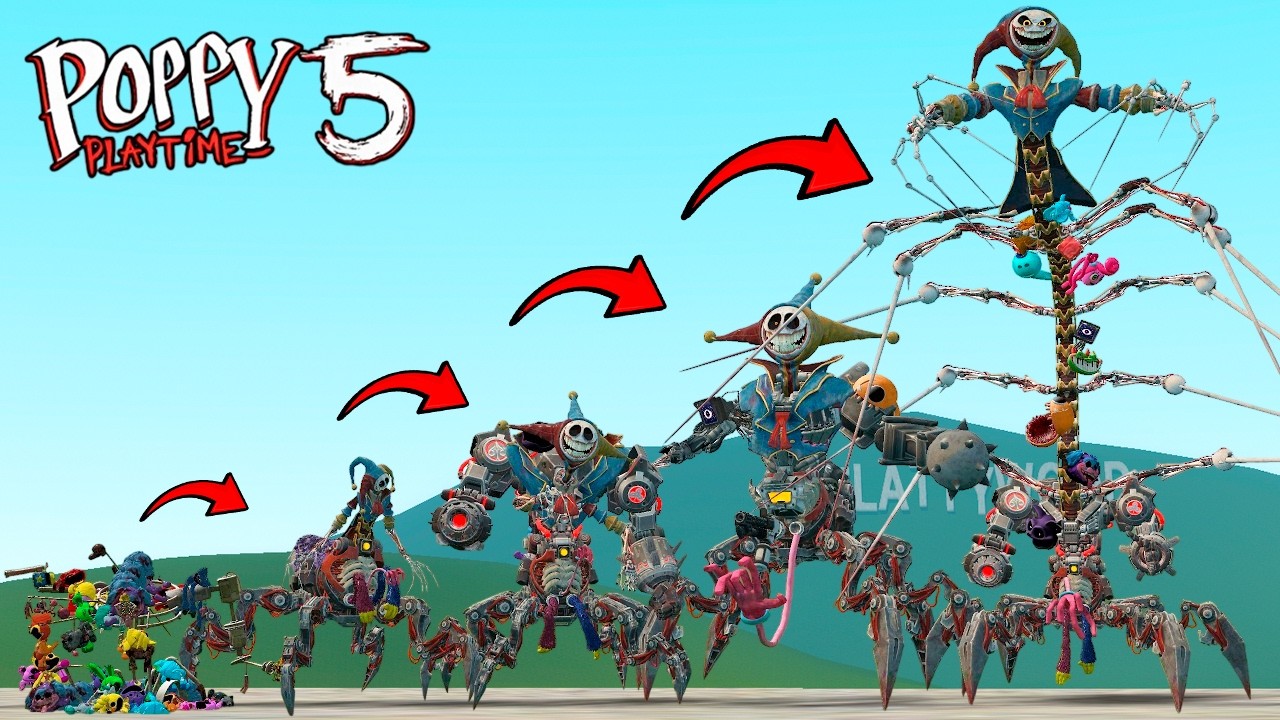 NEW EVOLUTION OF ULTIMATE PROTOTYPE FOR POPPY PLAYTIME CHAPTER 5 In Garry's Mod!