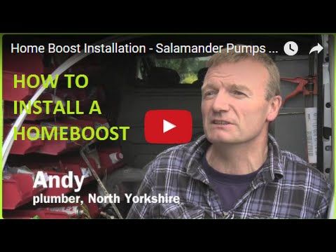 Home Boost Installation - Salamander Pumps Mains Water Pump