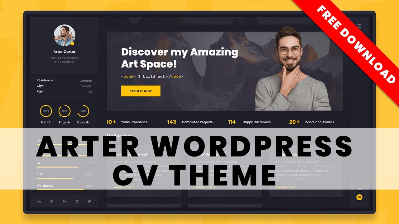 How to install and setup Arter WordPress theme |  Free Download