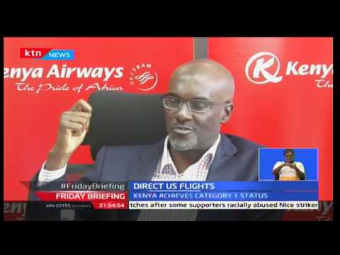 Kenyan airlines like Kenya airways will need to apply for approval to code-share with U.S. airlines