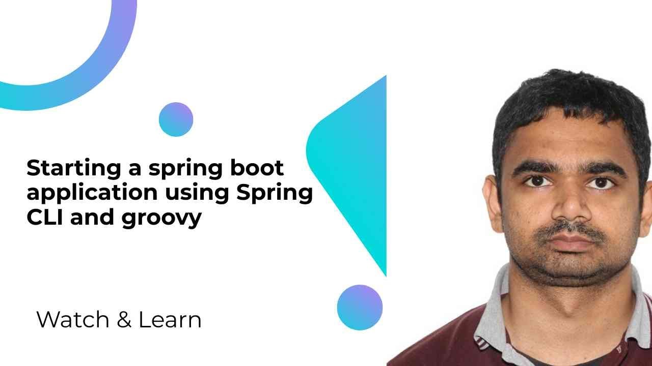 Starting a spring boot application using Spring CLI and groovy