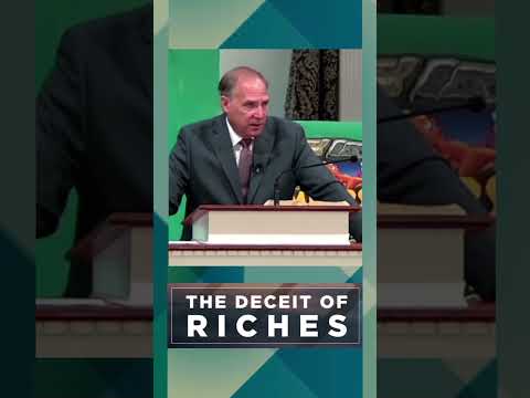 RICHES are deceitful! | #shorts #christianmessageclips #christiansermons #riches #deceitful