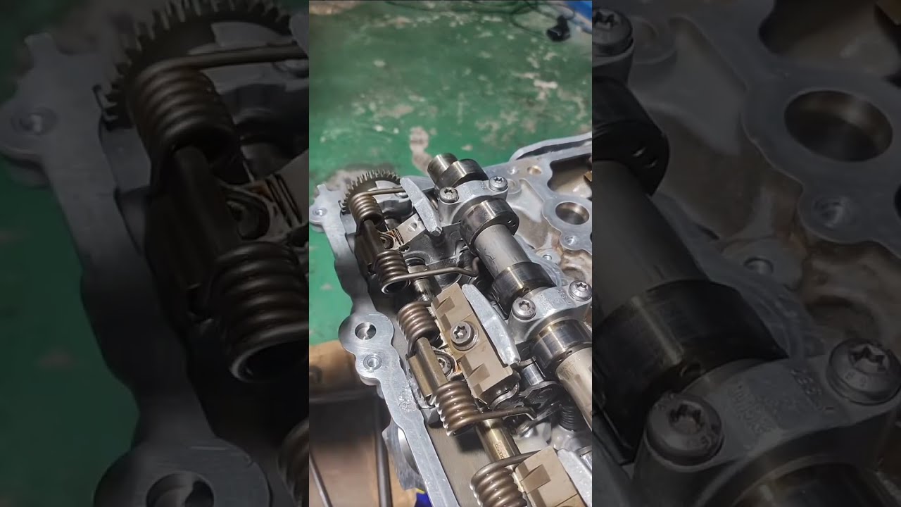 BMW b48 engine how to manually install valve spring without special tools