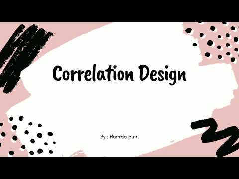 Correlational Research Design