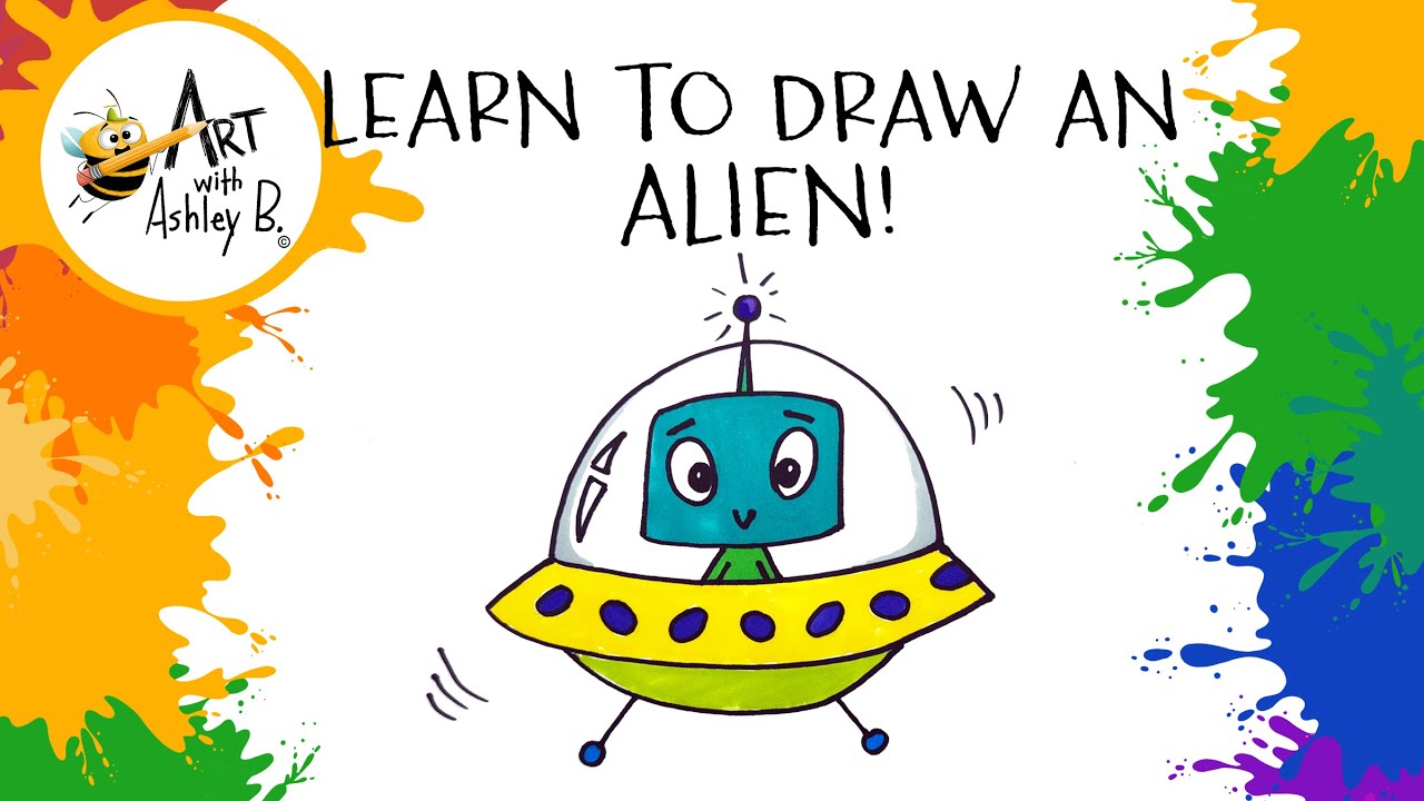 How to Draw an Alien Character | Guided Drawing for Kids