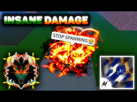 New Dragon Rework ONESHOT COMBO IS TOO OVERPOWERED!!(Blox Fruits)