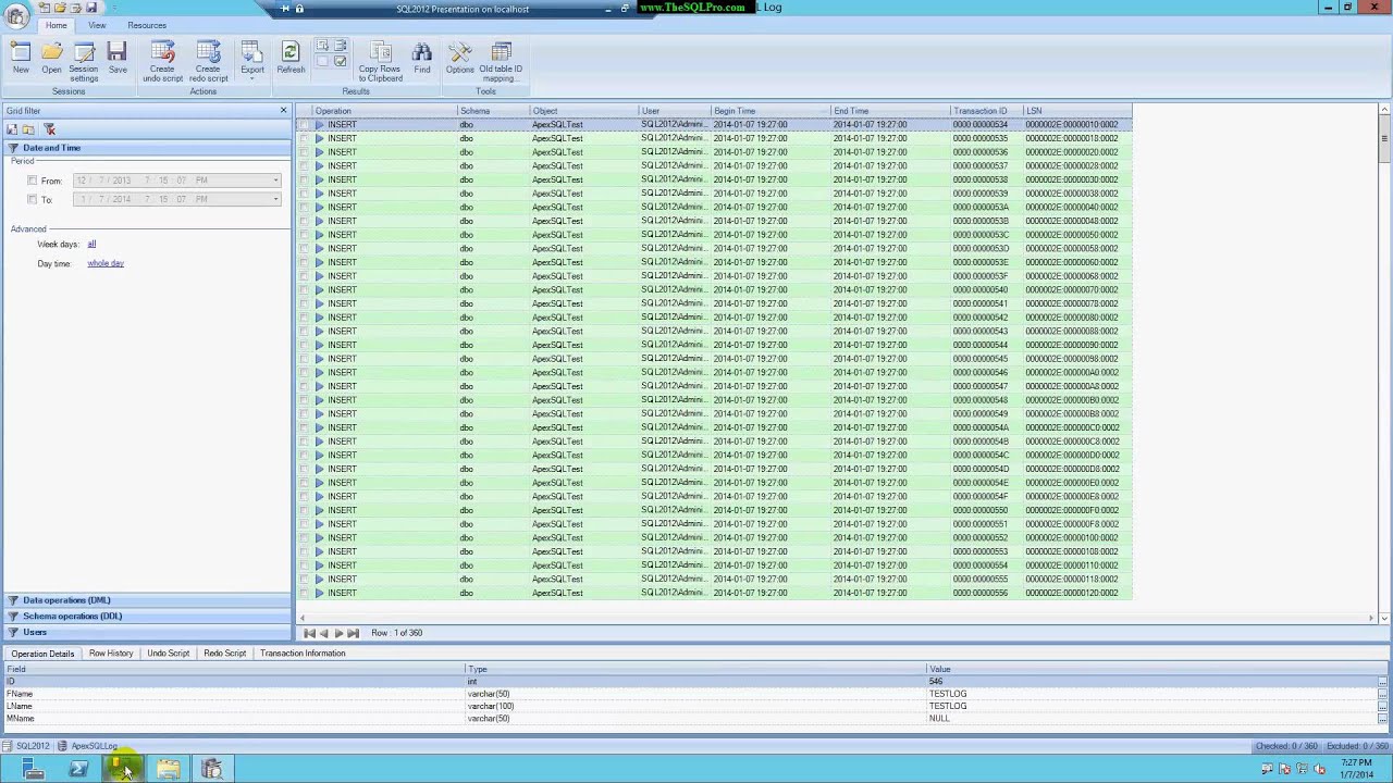 ApexSQL Log - Software Review