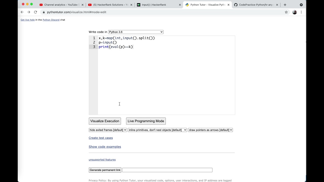 Input() HackerRank Python