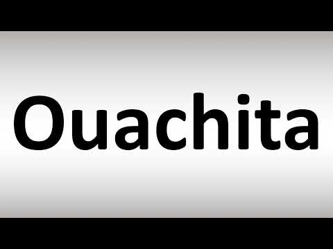 How to Pronounce Ouachita