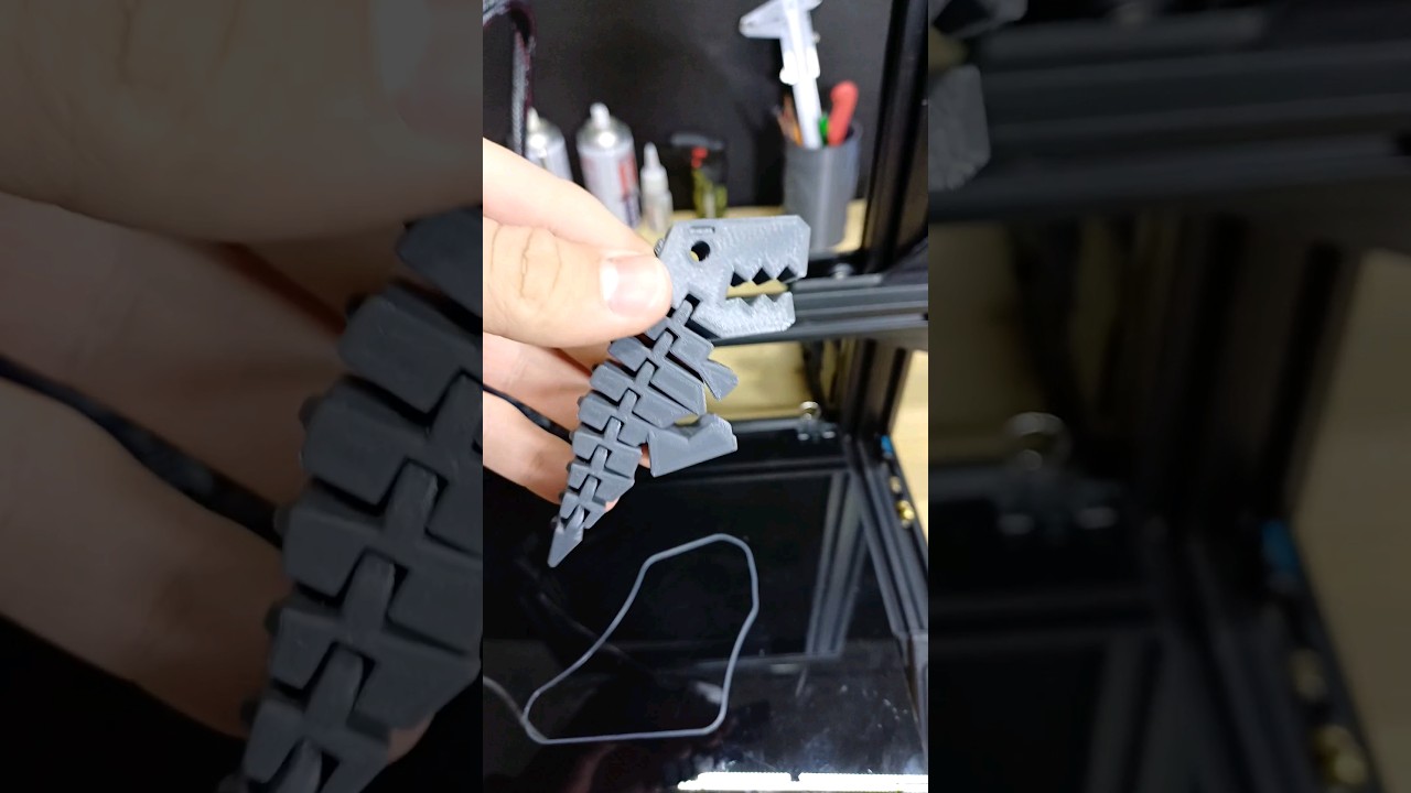Making a dinosaur 🦖🦖with a 3D printer