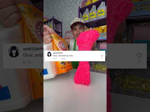 Baking Soda + Glue = Slime?!
