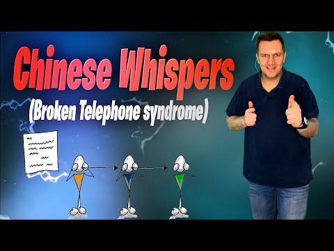 The effects of the Chinese Whispers or Broken Telephone syndrome in Business