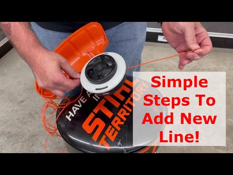 How To Put New Line On A Stihl Weedeater