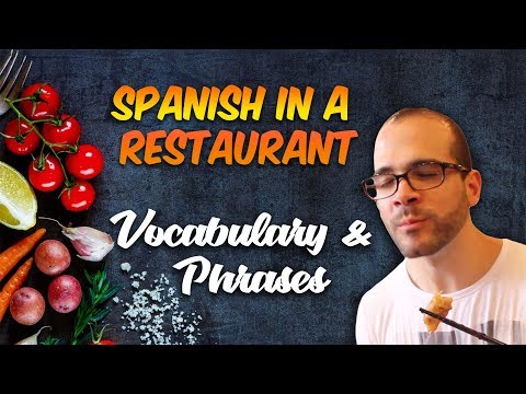 TOP PHRASES IN SPANISH IN A CHINESE RESTAURANT IN SEOUL, KOREA