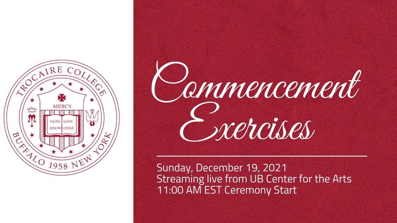 December 2021 Commencement: Live Stream