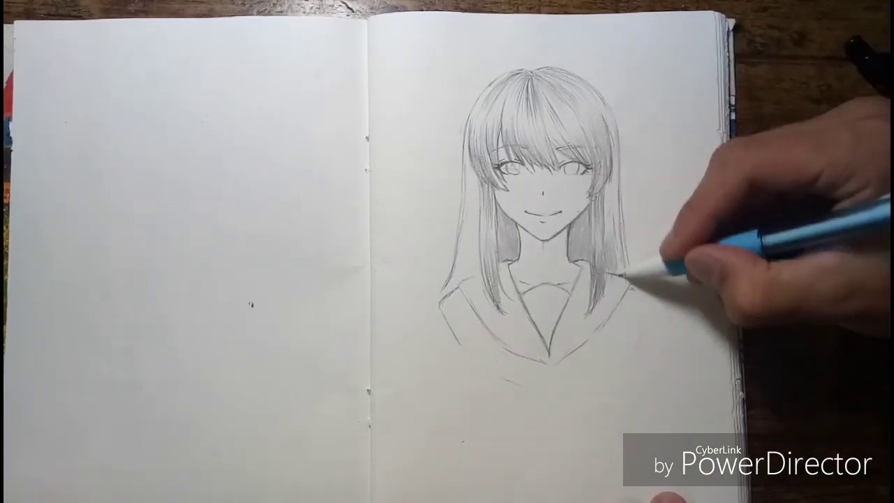 How To Draw a Cute Anime Girl - Tutorial For Beginners