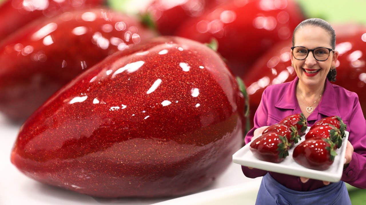 HOW TO MAKE THE STRAWBERRY OF LOVE THAT CONQUERED THE INTERNET! CRUNCHY AND IRRESISTIBLE! - Isama...