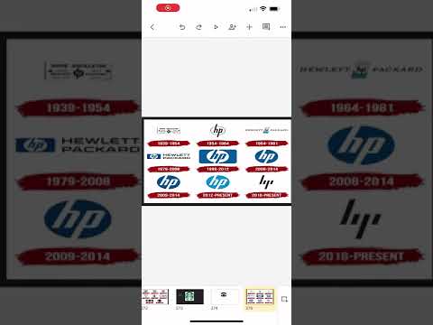 HP logo history #logo #logohistory