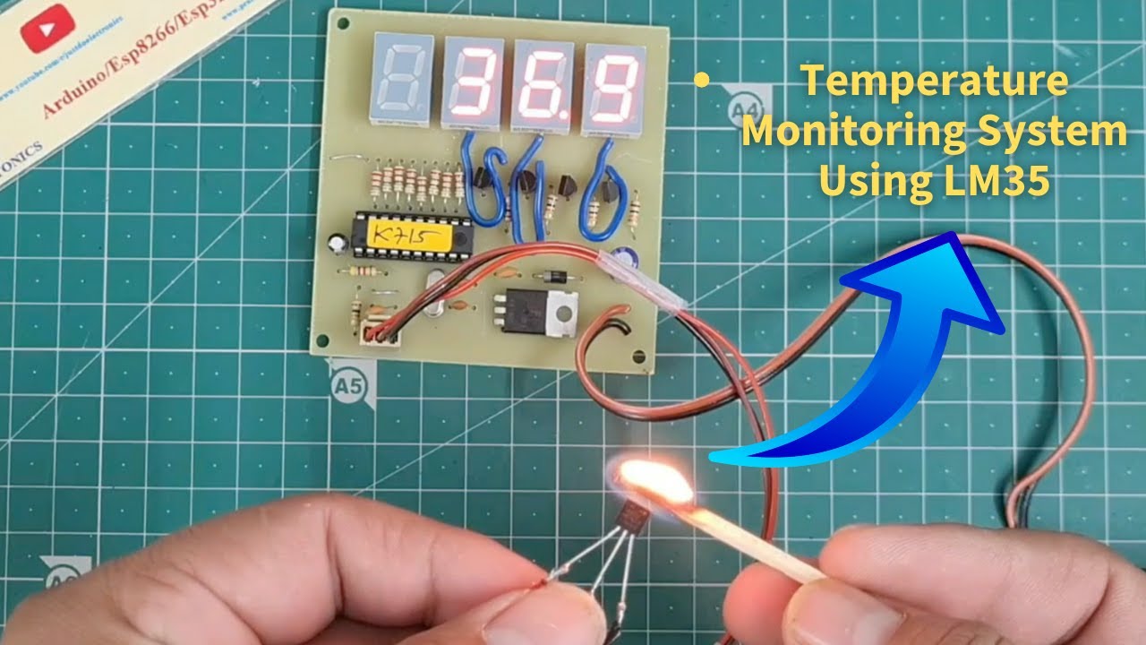 Building a Temperature Monitoring System with LM35 and Seven Segment ...