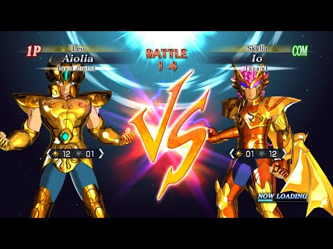 Aiolia (Leo Gold Cloth) vs Io (Skylla Scale) - Saint Seiya: Brave Soldiers