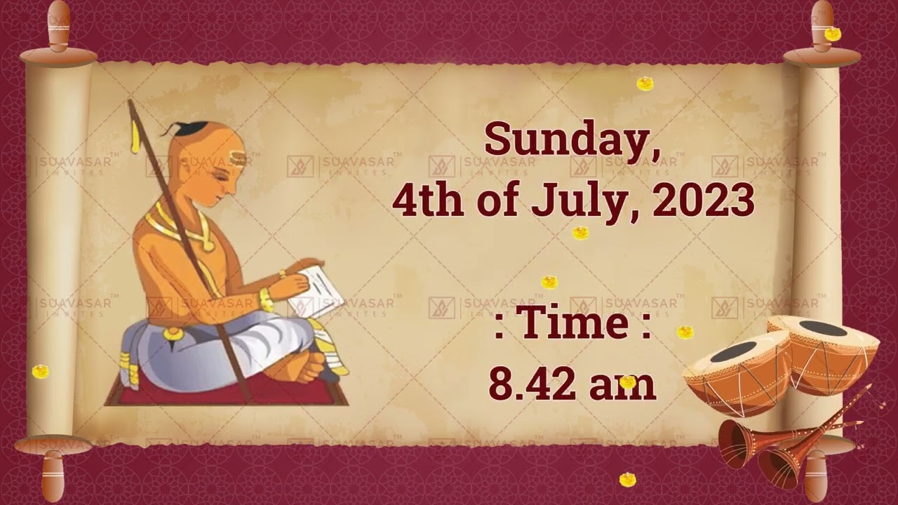 Upanayanam Ceremony Invitation Video | Thread Ceremony Video Invitation || UCV01