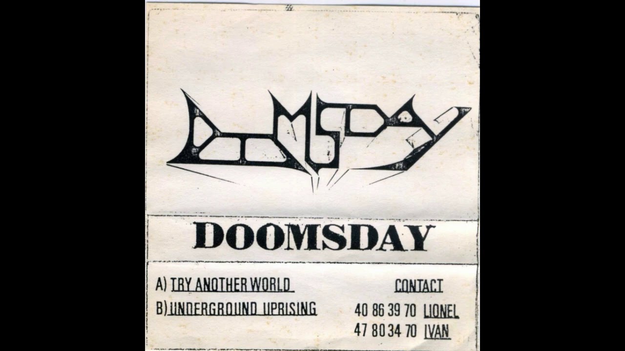 Doomsday (Fra) Demo # 1. 1991 (Rare French Thrash metal Obscurity)  (Remastered)