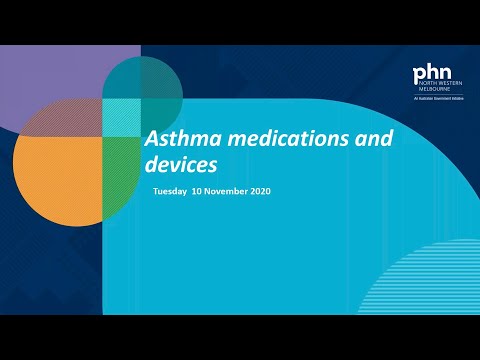 Asthma medications and devices (webinar held on 10 November 2020)