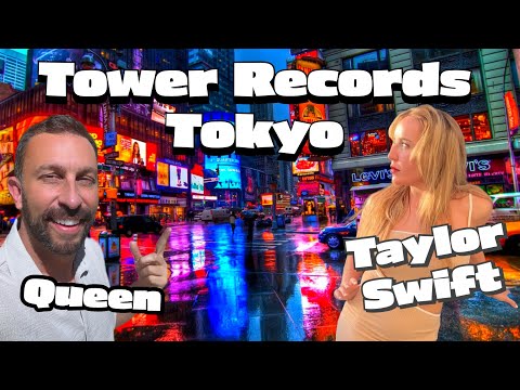 I Survived Tower Records in Shibuya - The Biggest Record Store in Tokyo! 👍❤️👍