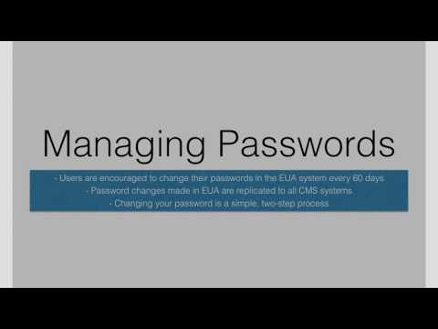 Managing Passwords