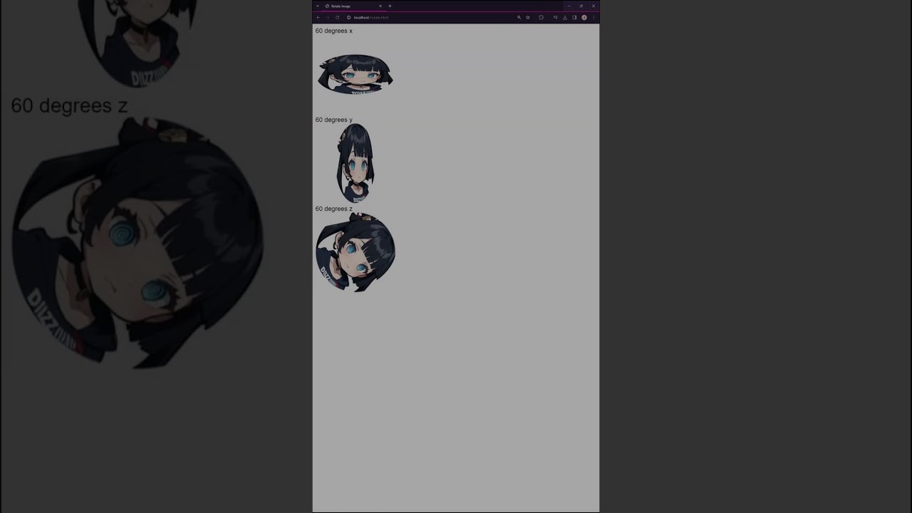 Rotate and Spin Images In HTML CSS