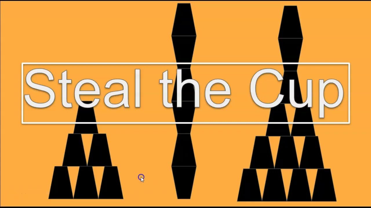 Rainy Day Indoor P.E. Games: Steal the Cup