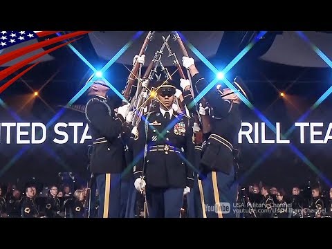 U.S. Army Drill Team Awesome Performs - Celebrating America's Army 2018